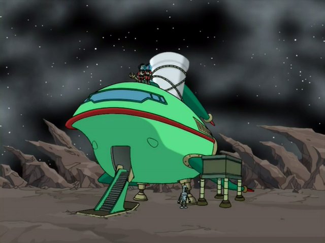 The Many Faces of Planet Express ship : futurama